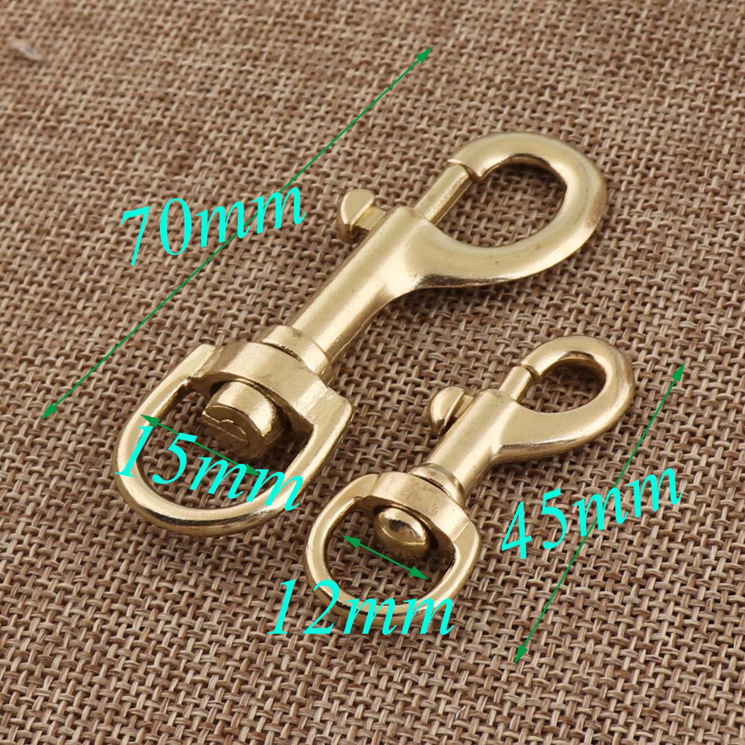 12 PCS Bronze Lobster Swivel ClaspsBulk Alloy Clasps Purse | Etsy