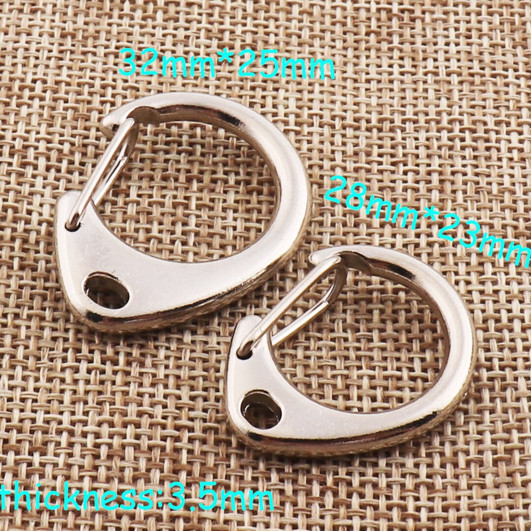 20 Silver Spring Clasp,self Closing Clasp,lobster Claw Clasp Hook ...