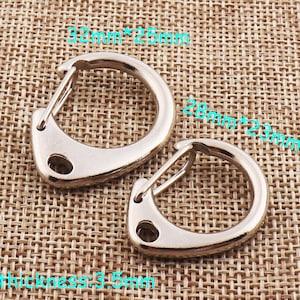 20 Silver Spring Clasp,self Closing Clasp,lobster Claw Clasp Hook ...