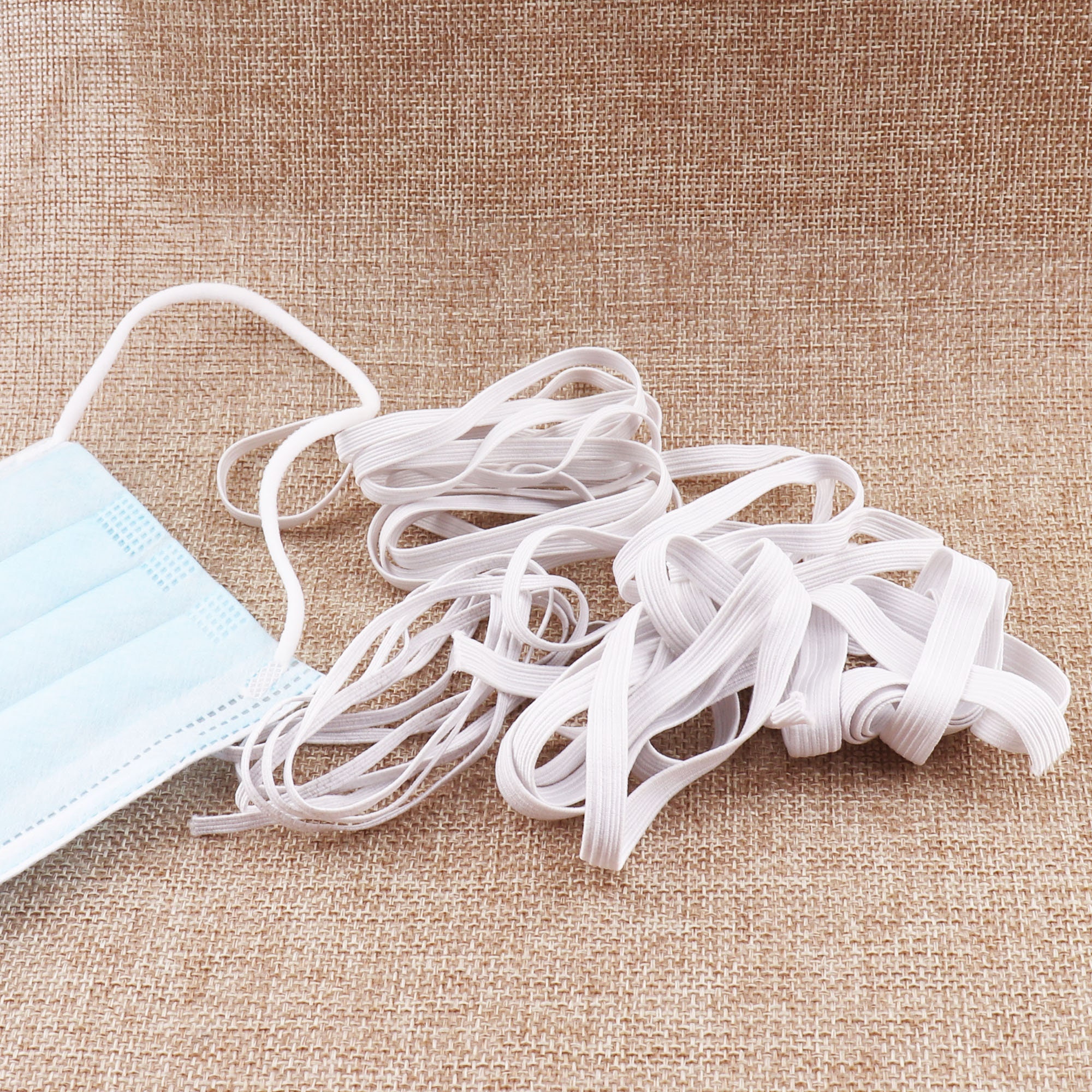 50 Yards Elastic Cord Band 3mm/5mm/6mm-White Nylon Flat | Etsy