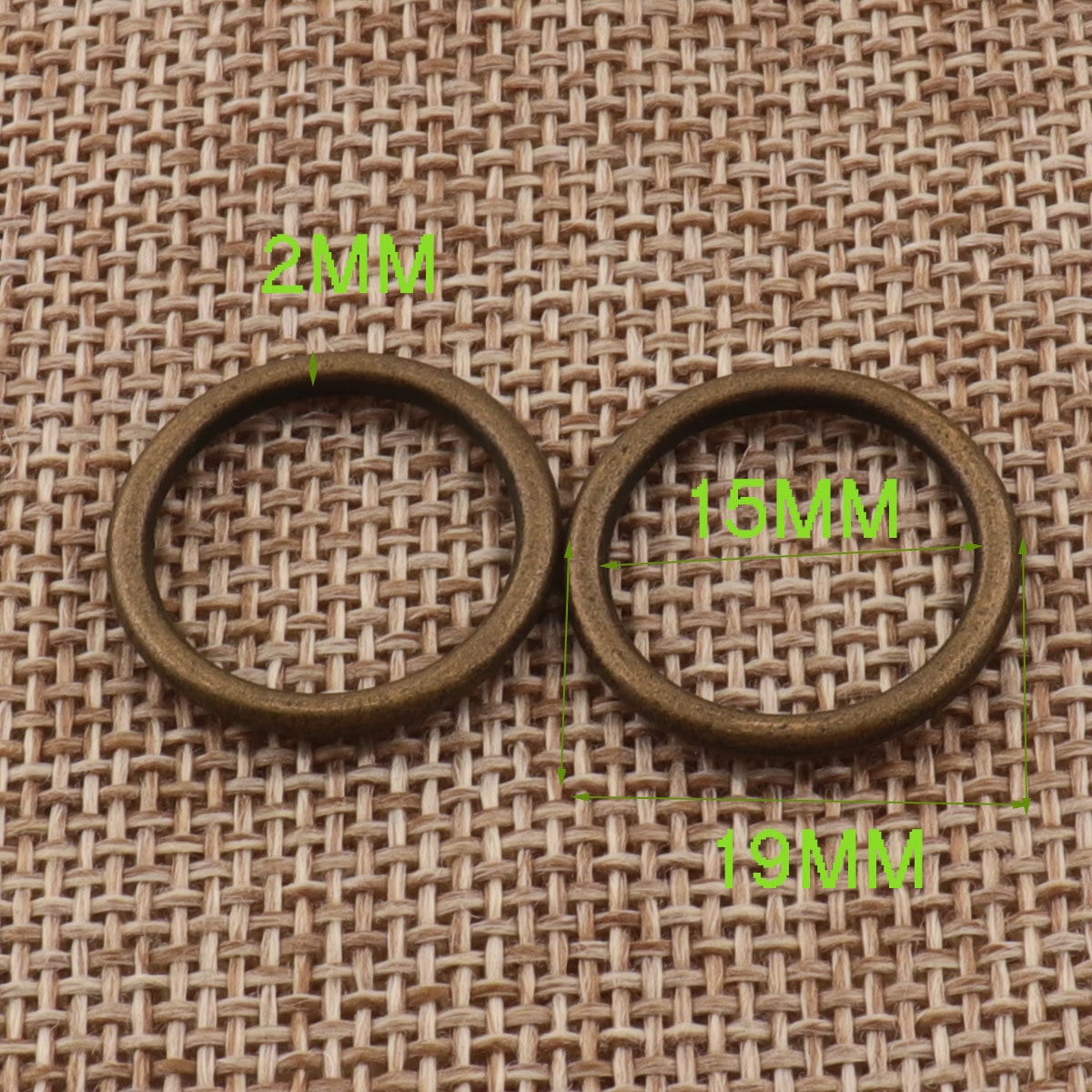 5/815mm40pcsancient Bronze O Rings Buckles Choker - Etsy