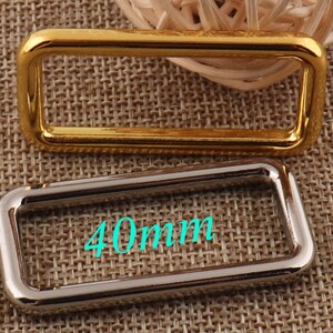 10 PCS Gold/silver Rectangle Rings,wire Rings Square Rings Rectangular ...