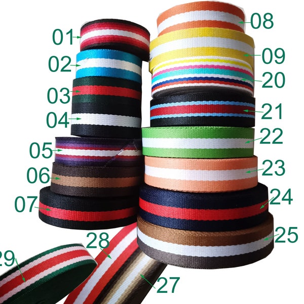 Cotton Webbing 1.25 - Etsy