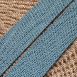 32mm Cotton Solid Blue Color Webbing Belt,webbing Keychain Polyester ...