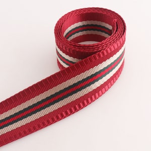 38mm Patterned Webbing,blue/red Webbing,purse Strap,patterned Nylon ...