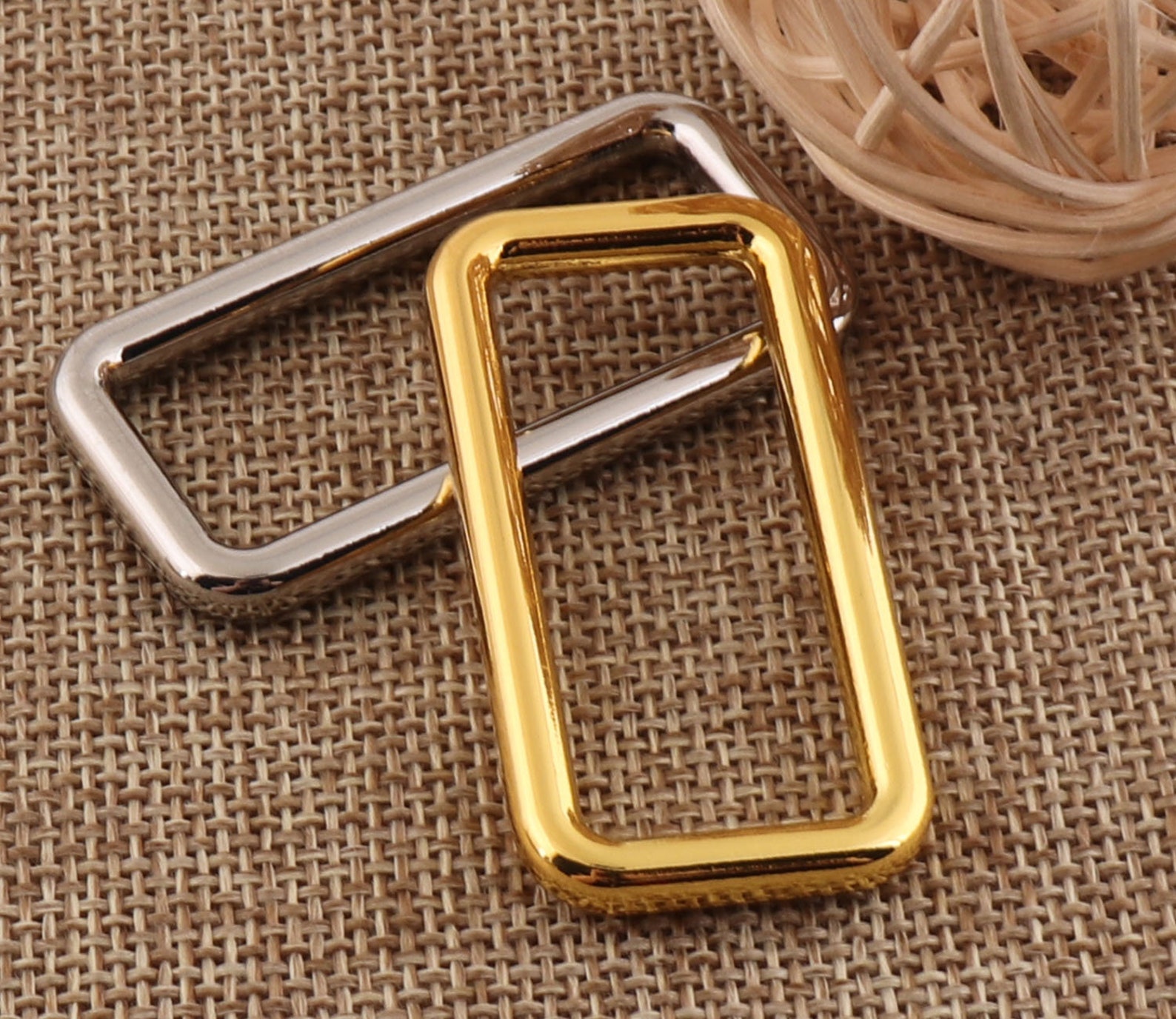 10 PCS Gold/Silver Rectangle Ringswire rings Square Rings | Etsy