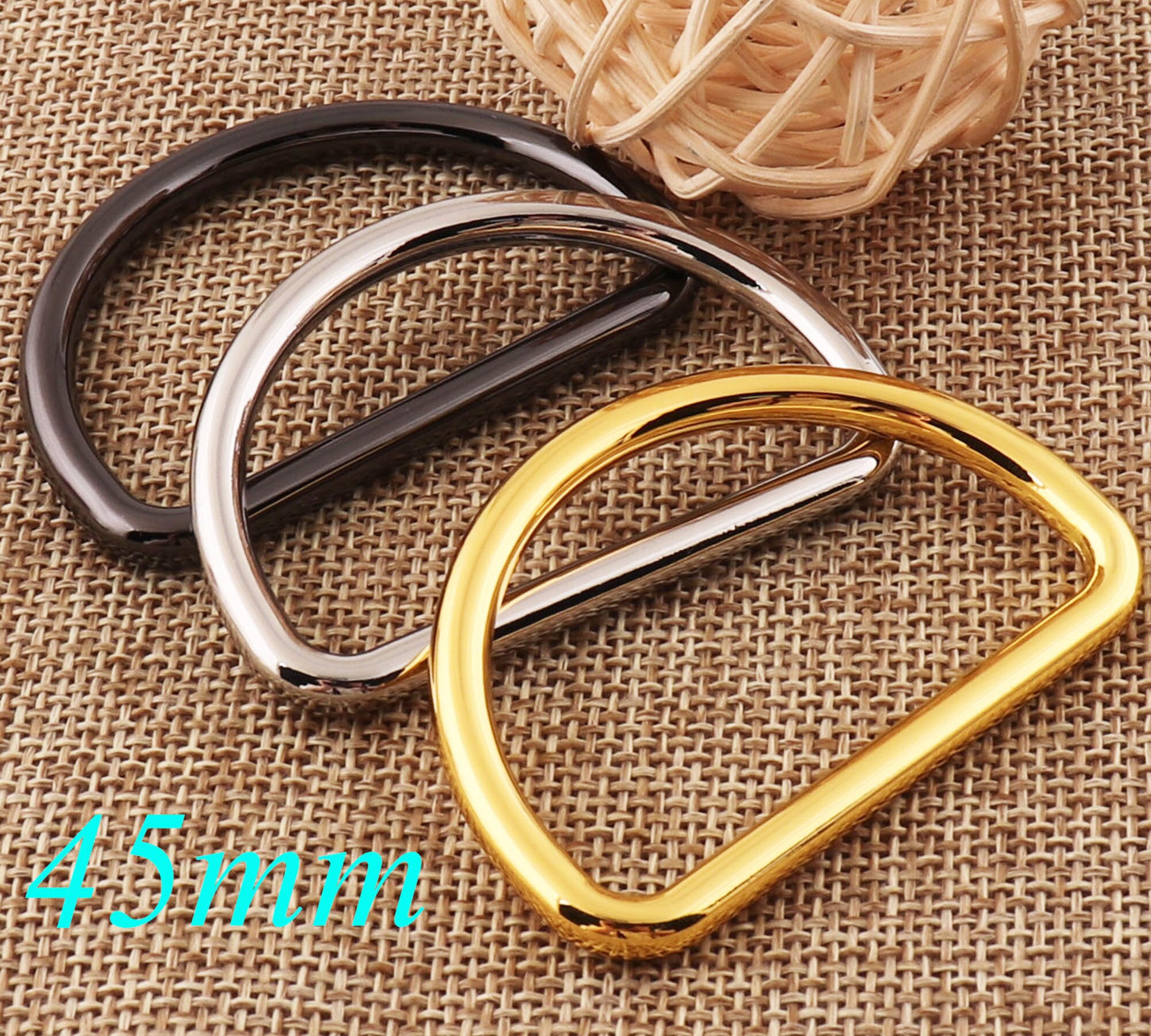 Gold D Ring Buckles Silver/gunmetal D Rings Hardware for Belt - Etsy UK