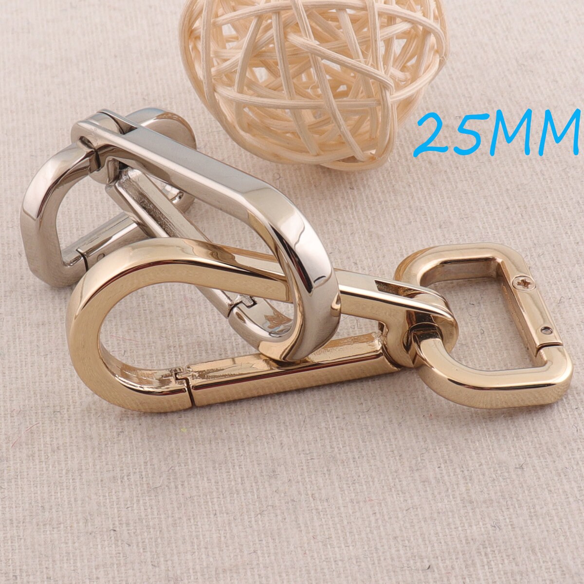 LARGE Lobster Swivel Clasps1 Pale Gold/Silver Hook | Etsy