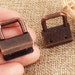 10 PCS Antique Copper Key Fob Hardware With Key Rings,20mm Copper Key ...