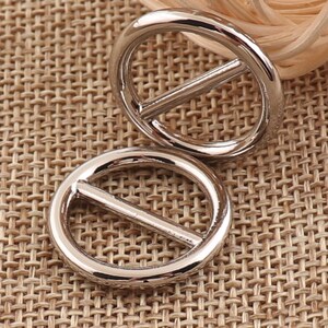 10 Round Slide Buckles,adjuster Buckles,15mm Silver Belt Buckle,strap ...