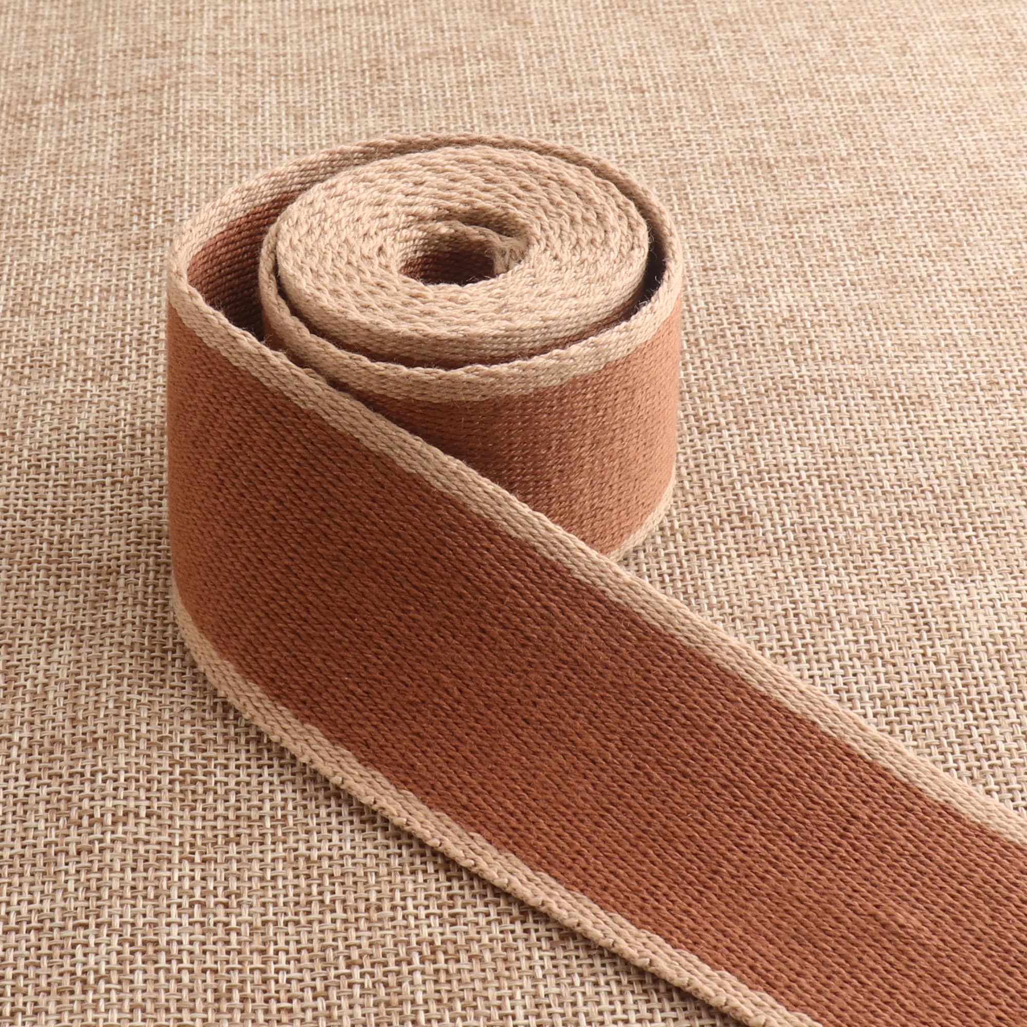 4 YARDS Brown Webbing 38mm Webbing Cotton Webbing Polyester - Etsy