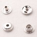 30 Sets Metal Silver Snap Buttons,12mm Snap Fastener Leather Rapid ...