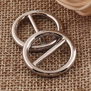 10 Round Slide Buckles,adjuster Buckles,15mm Silver Belt Buckle,strap ...