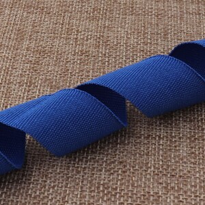 Solid BLUE Color Thin Soft Webbing Belt,webbing Keychain Polyester ...