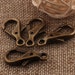 30 Antique Bronze Spring Clasp,self Closing Clasp,lobster Claw Clasp ...