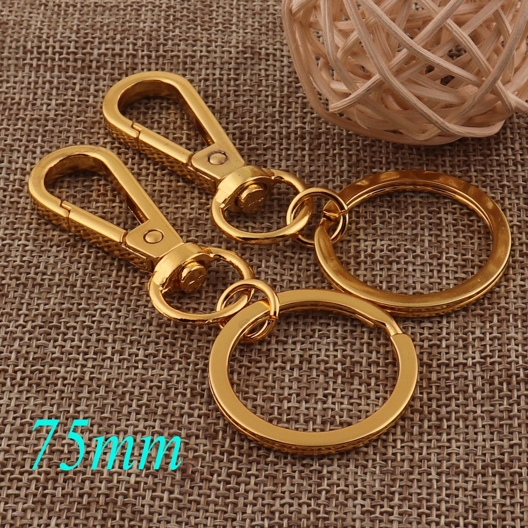 Metal Gold Key Chain Keychains,key Ring Clasps O-rings Parrot Hook,snap ...