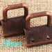 10 PCS Antique Copper Key Fob Hardware With Key Rings,20mm Copper Key ...