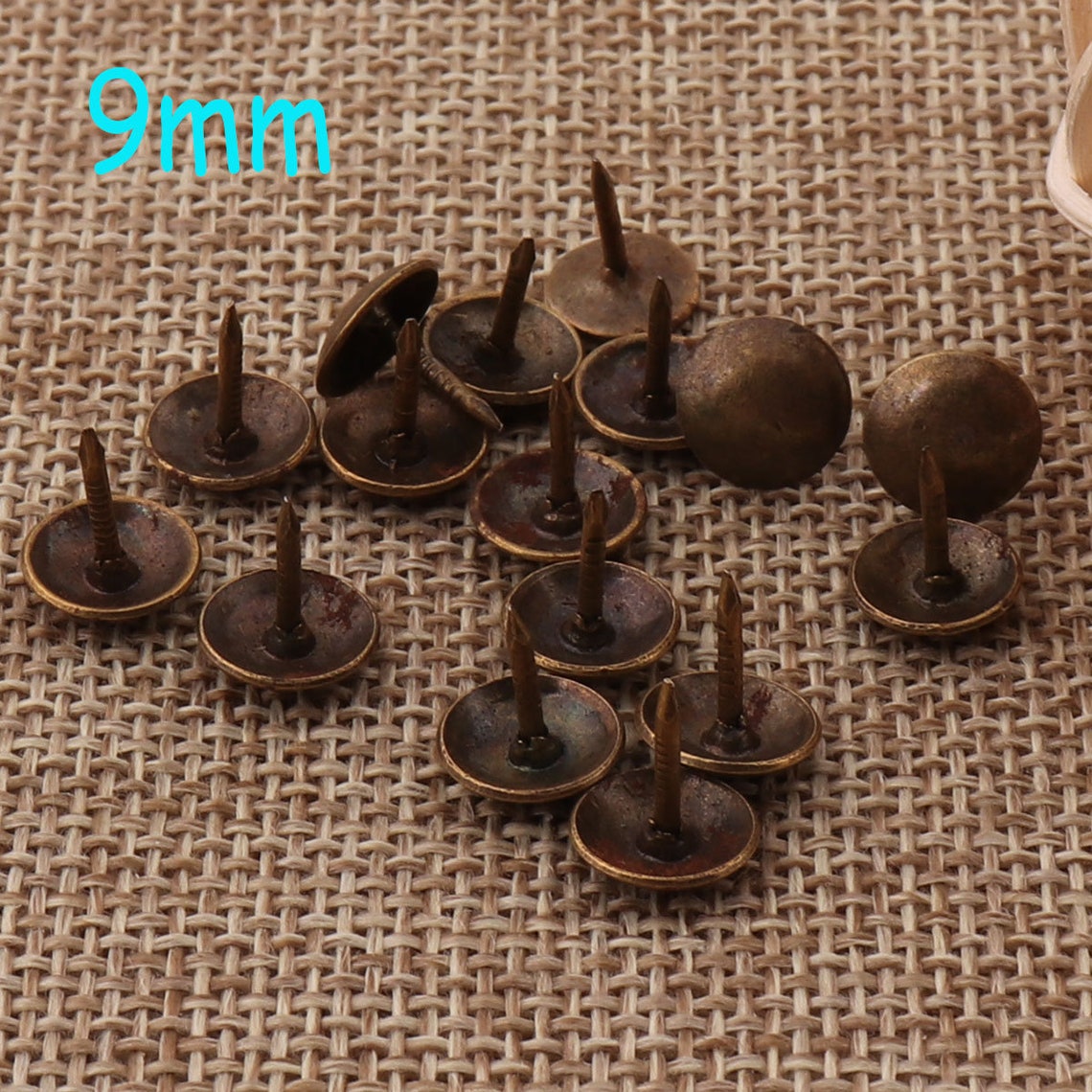 100 PCS Antique Bronze Decorative Nails9mm Decorative - Etsy