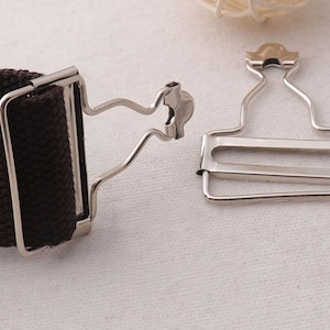 8 PCS Silver Dungaree Buckles Dungaree Clips Fasteners Buckle,1.5"(38mm ...