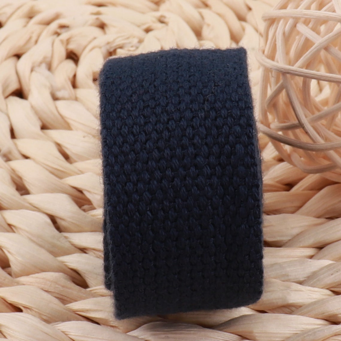 Cotton Webbing1 inch Navy Blue WebbingRibbonKey FobsBag | Etsy