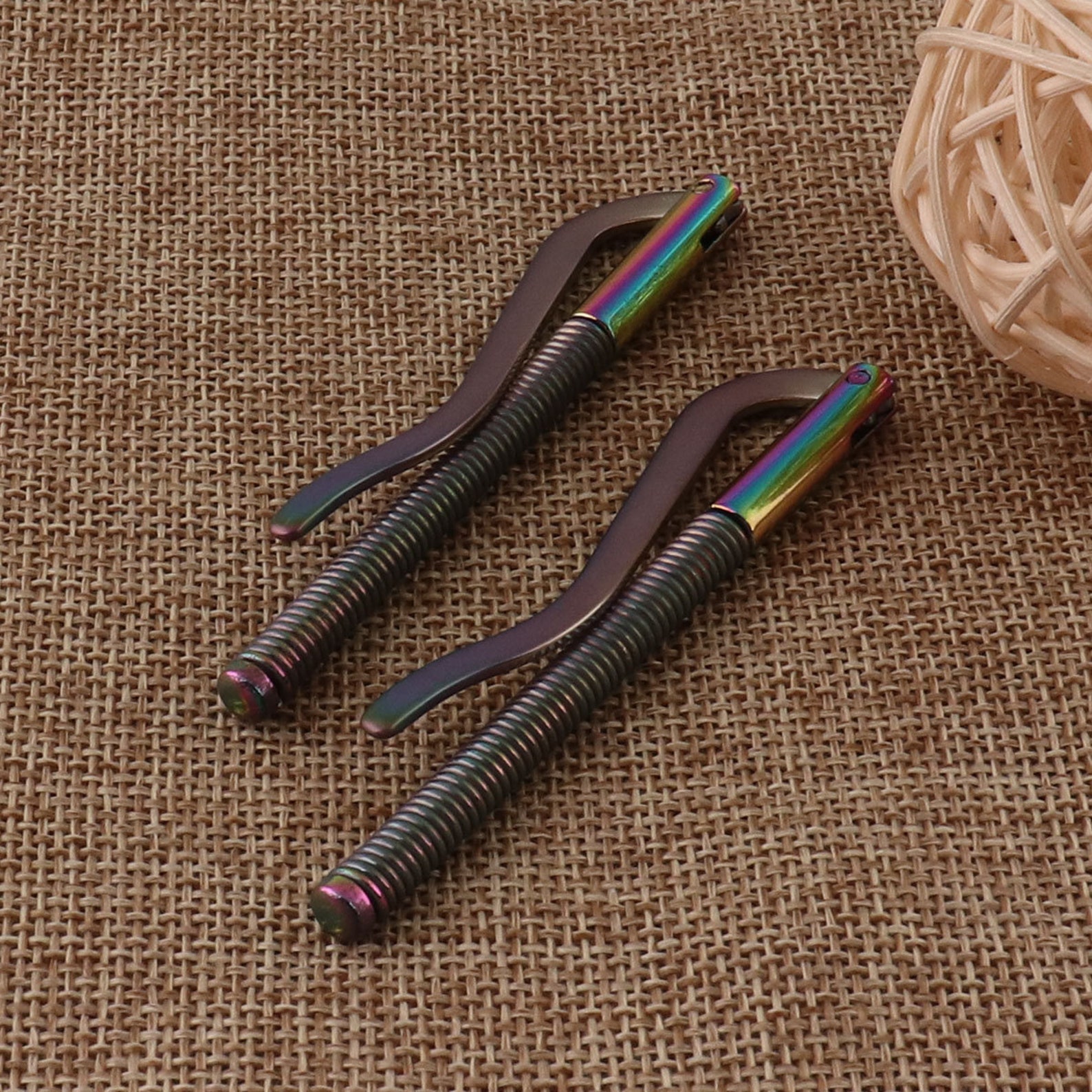 10 Rainbow Spring Wallet Clips375mm Money Clipdiy | Etsy