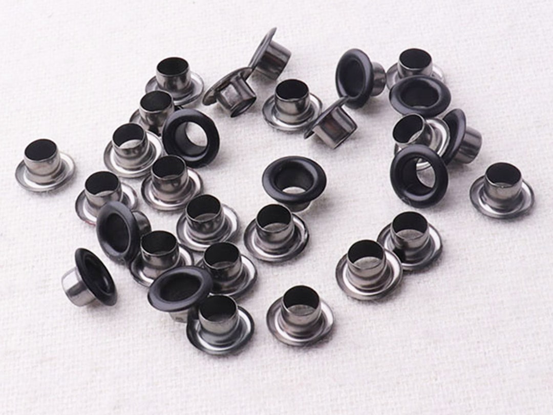 100-200 Pcs Black Mini Eyelets,great for Clothes Leather Canvas Bag ...