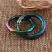 10 Rainbow Spring Ring spring Ring - Etsy