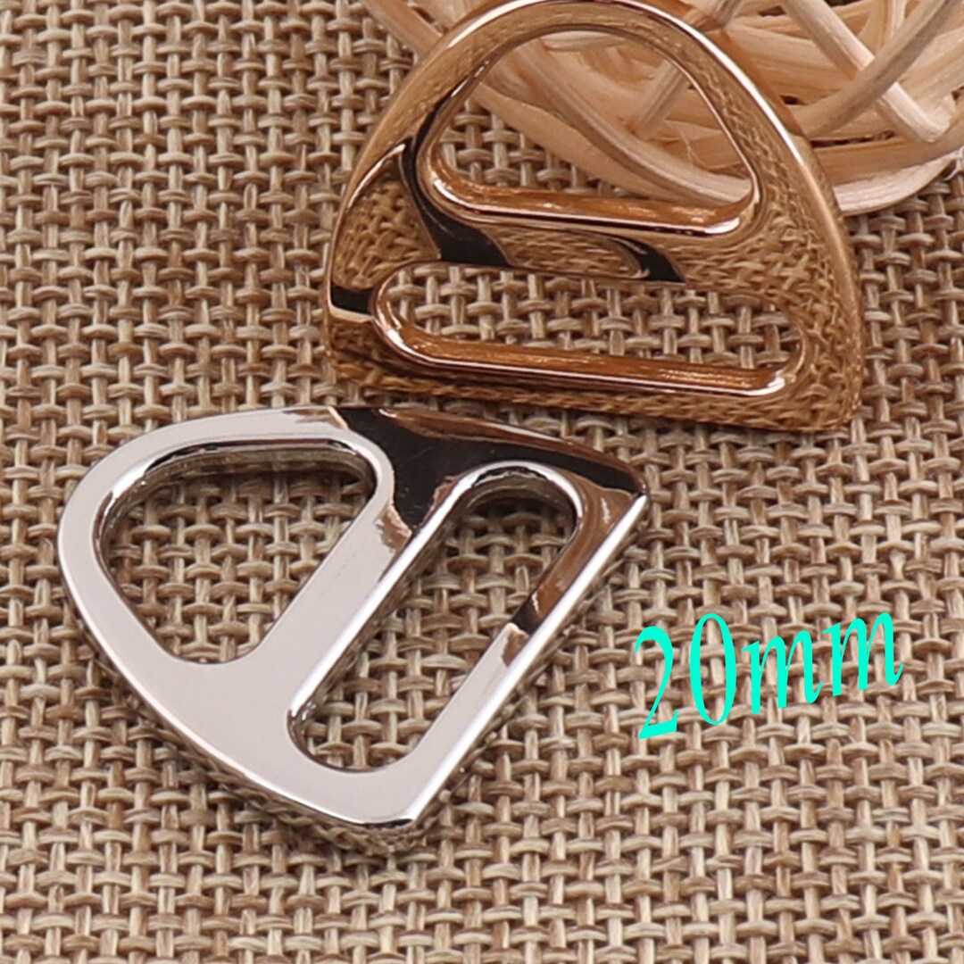 20 Triangle Slide Buckles,strap Fasteners,20mm Silver/gold Belt Buckle ...