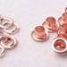 50-200 Sets Rose Gold Eyelet Grommets With Washers,great for Clothes ...