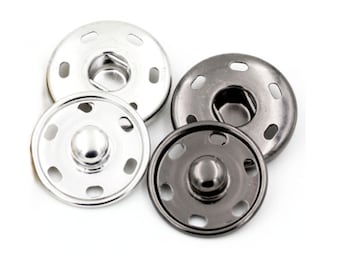 Gunmetal Snap Button - Etsy