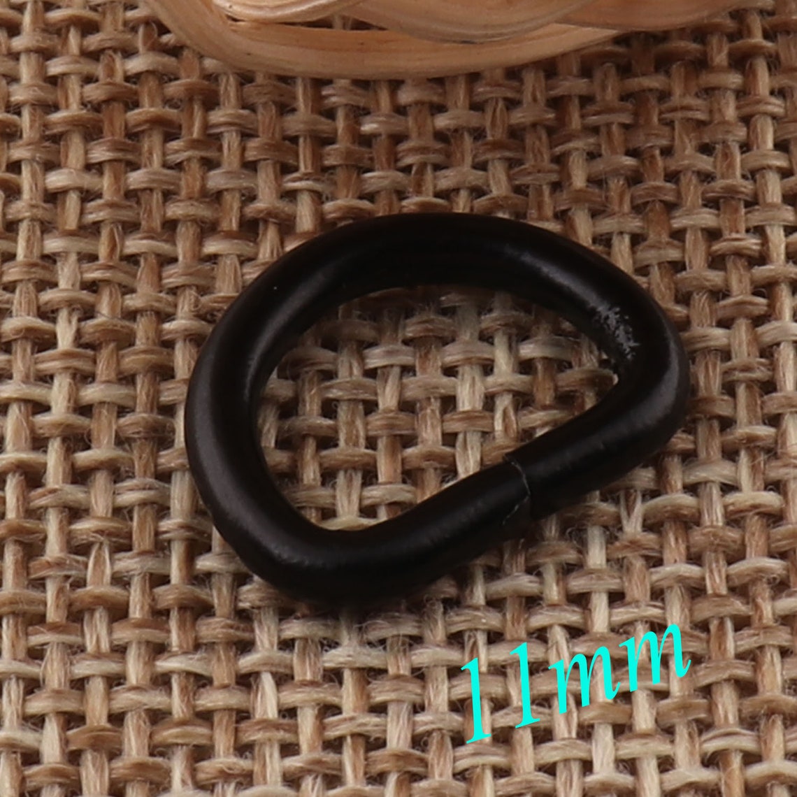50 PCS Black Metal D-ring D Ring Buckles11 Mm D Rings D Ring - Etsy