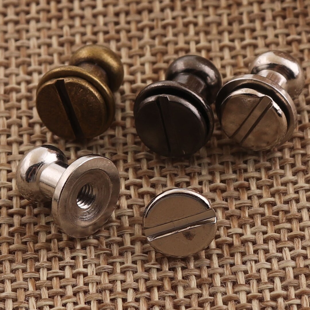 30 Pcs Screws,9mm Silver/black/antique Bronze Screws,bag Screws,plain ...