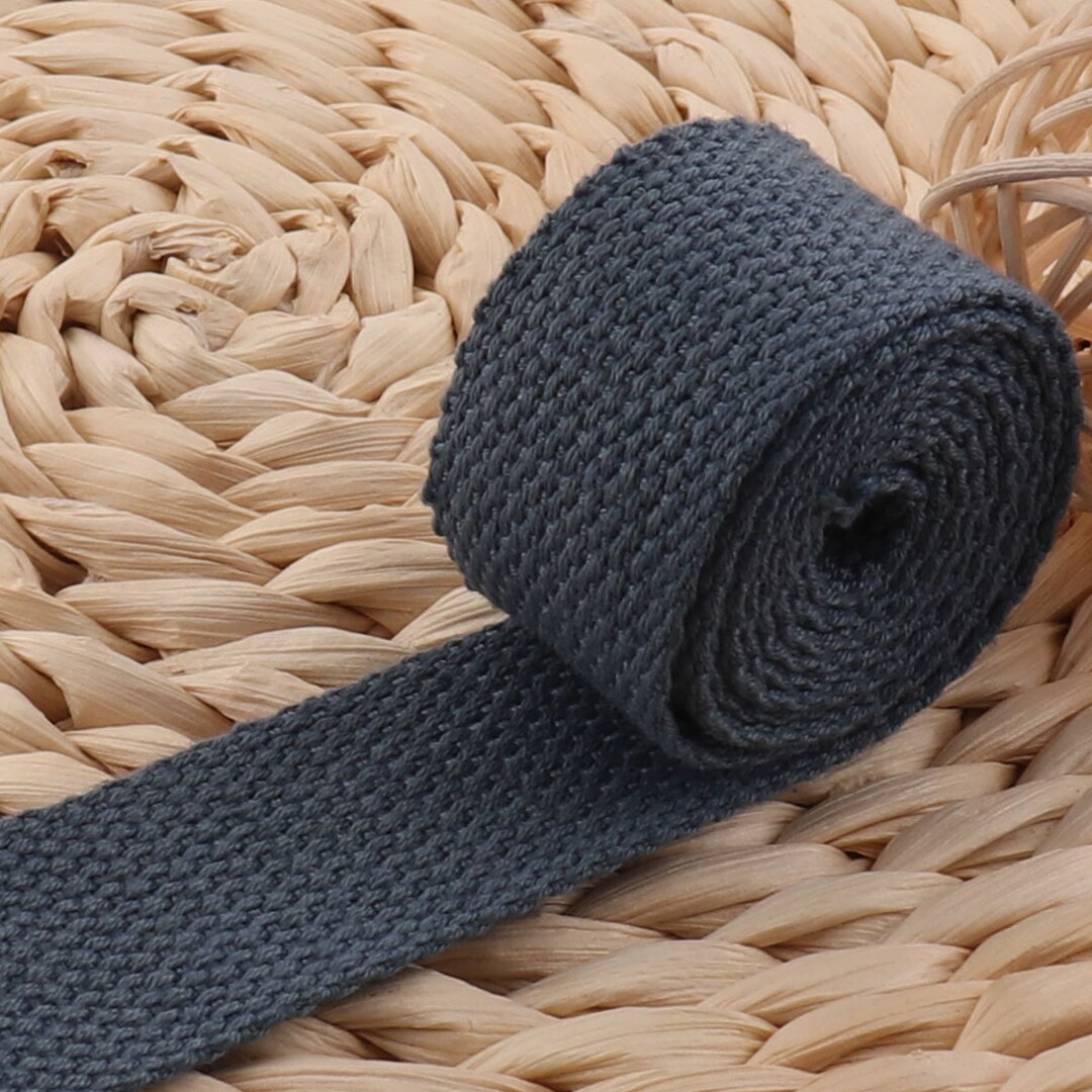 Blue Webbing,1 Inch Webbing,cotton Webbing,key Fob Webbing,webbing by ...