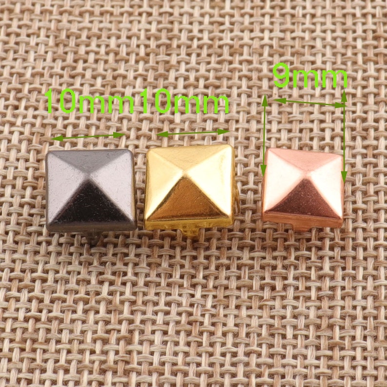 Nailheadgold/black/rose Gold Rivets 100 PCS - Etsy
