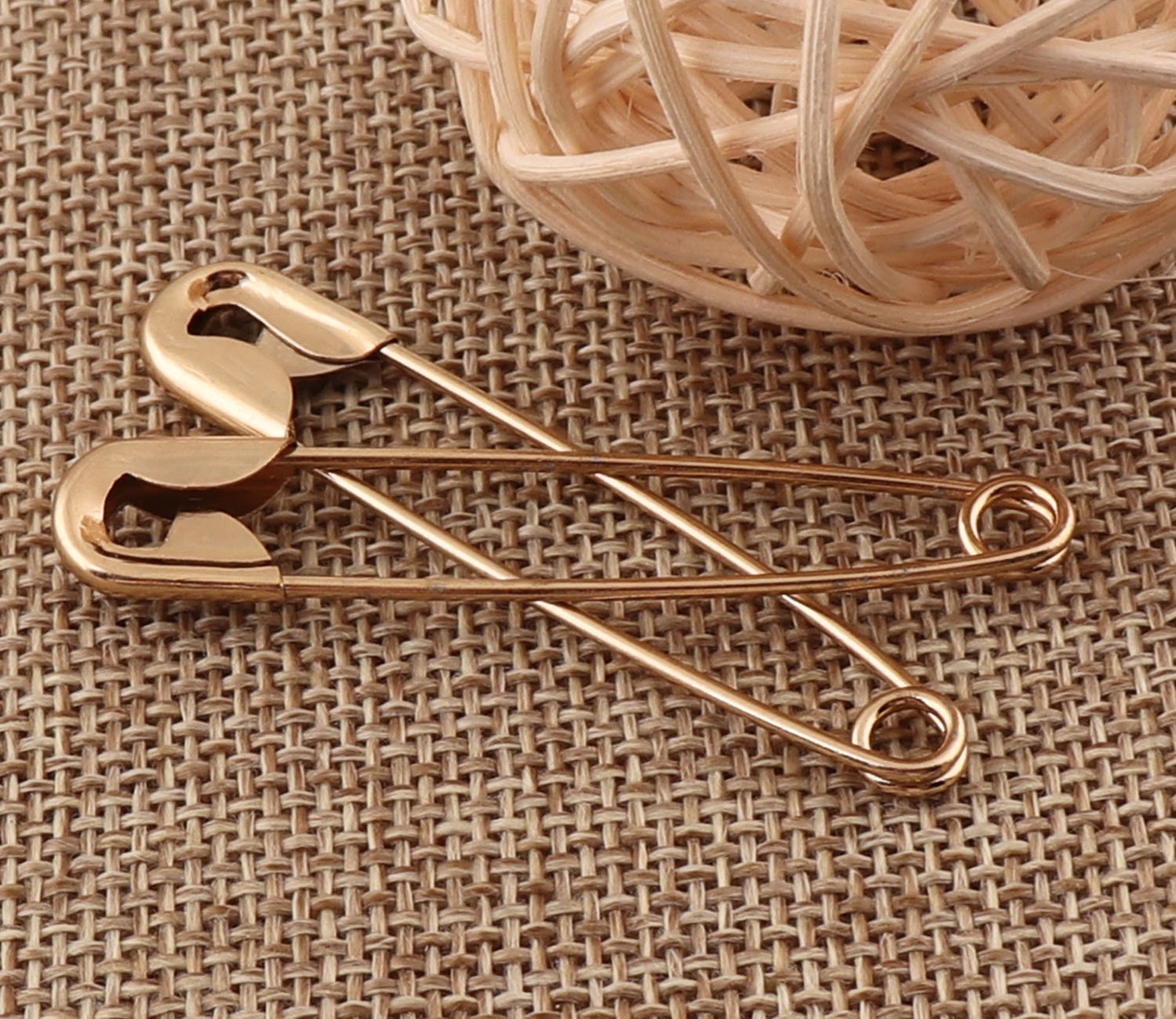 30 PCS Metal Gold Safety Pinscraft Safety Pin Brooch Safety | Etsy