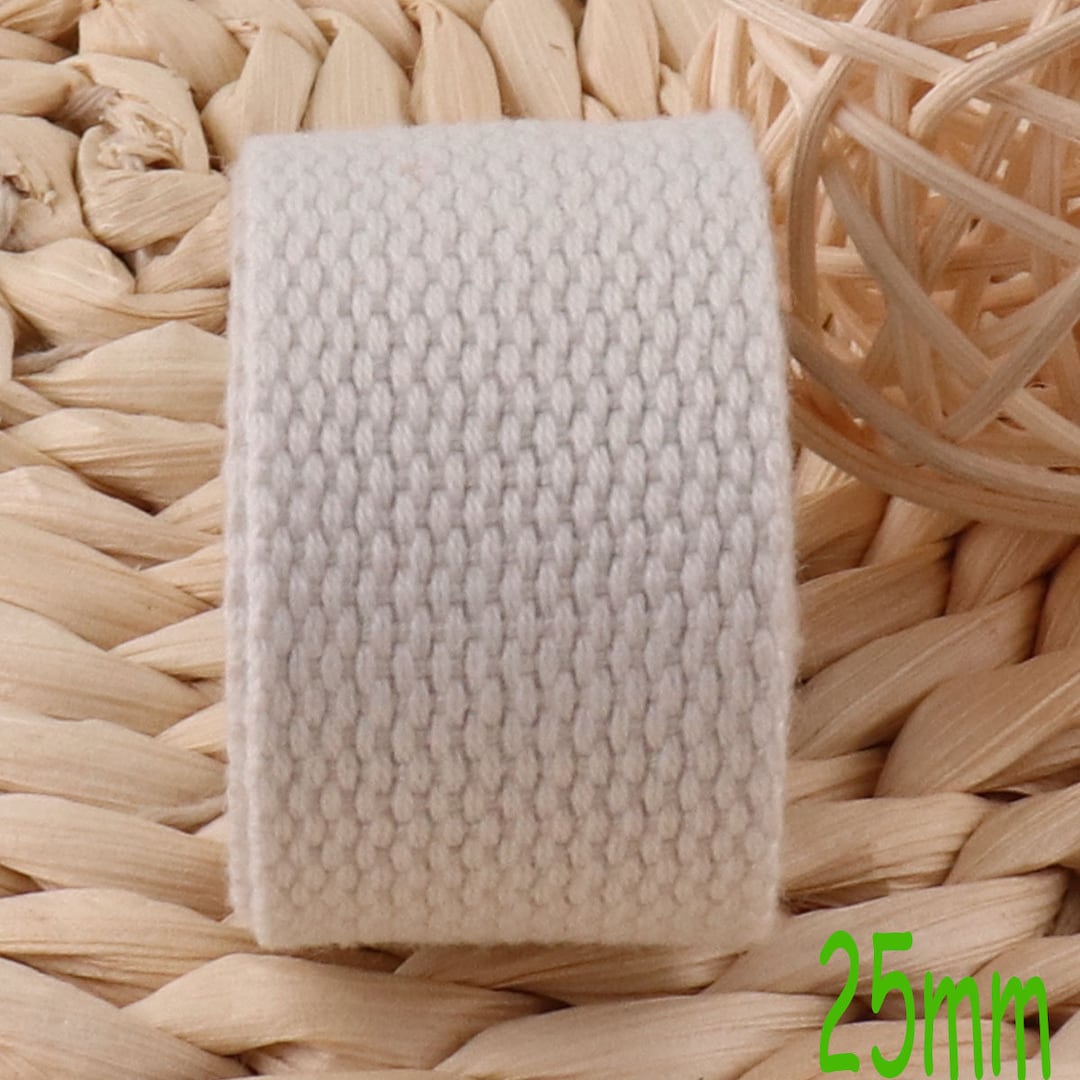White Cotton Webbing,1 Inch Webbing Keychain Key Fob Webbing,dog Collar ...