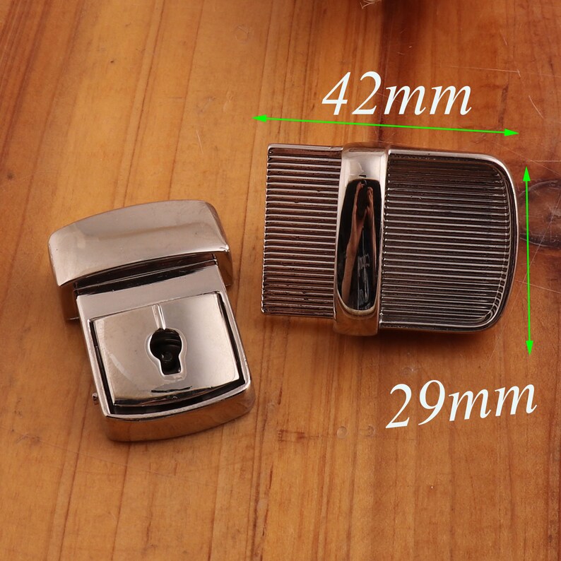 Silver Stainless Steel Purse Locktwist Closure Lock Tuck - Etsy