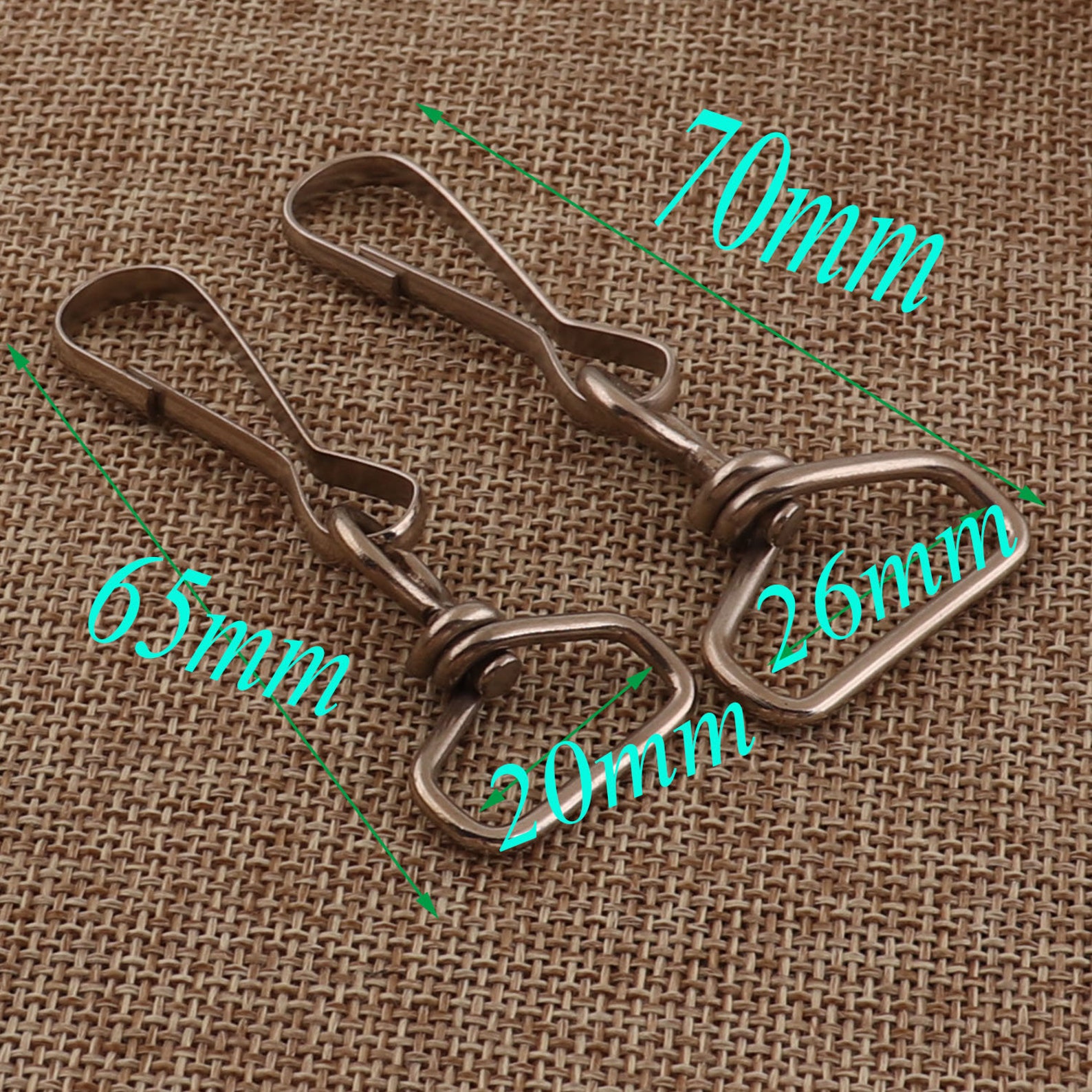 20pcskey Chainbag Claspsilver Claspsconnect Bucklekey - Etsy