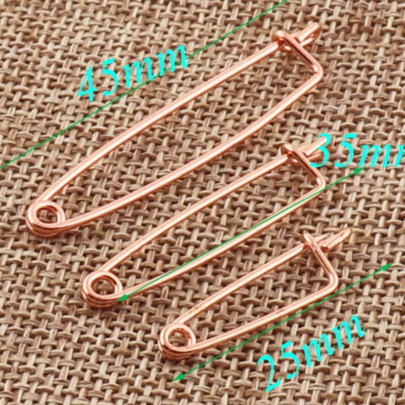 Copper Safety Pins - Etsy