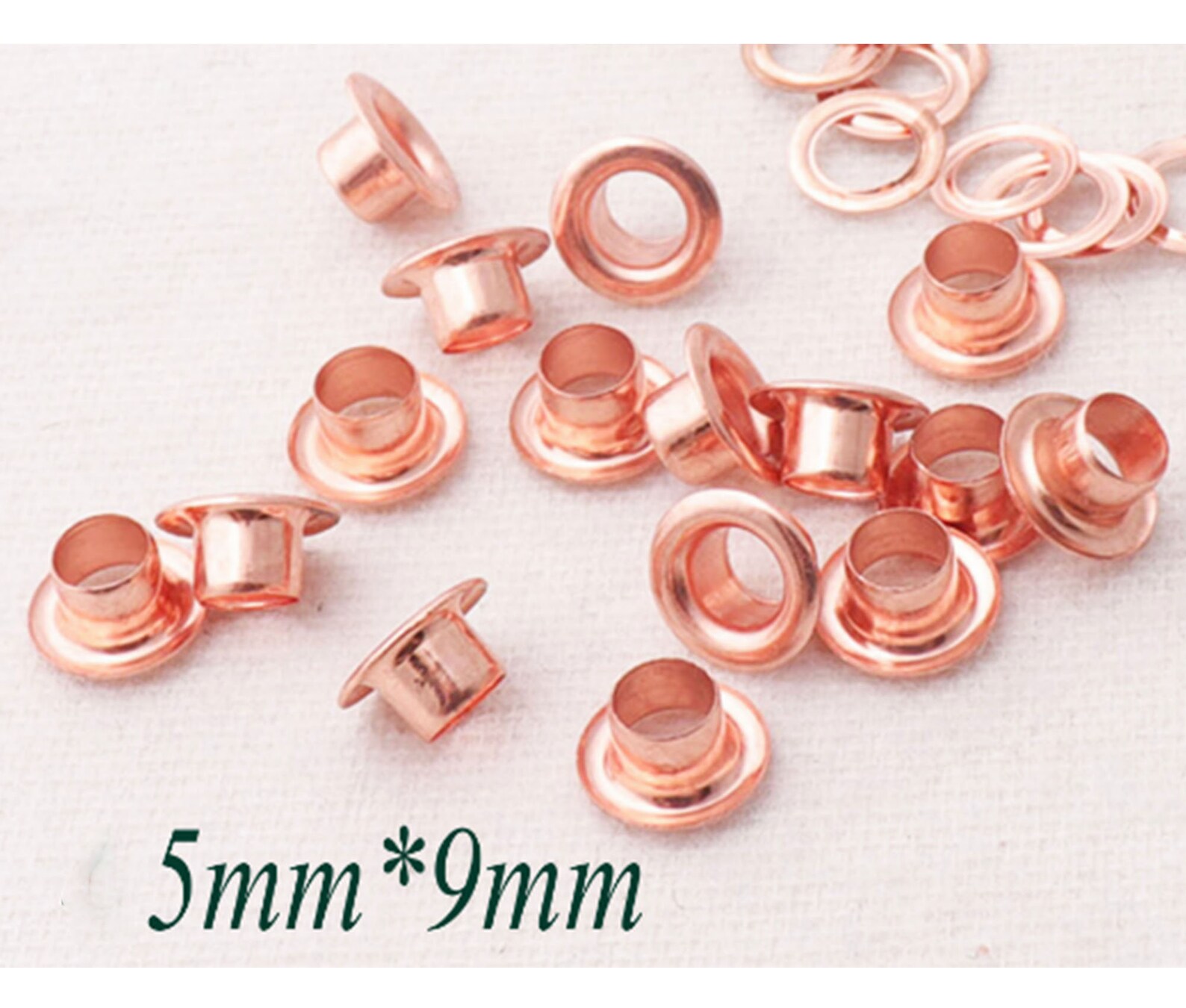 50-200 Sets Rose Gold Eyelet Grommets With Washersgreat for | Etsy