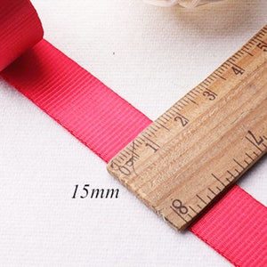 15mm Red Satin Ribboncraft Ribbon Scrapbook Supplieshair Bow - Etsy