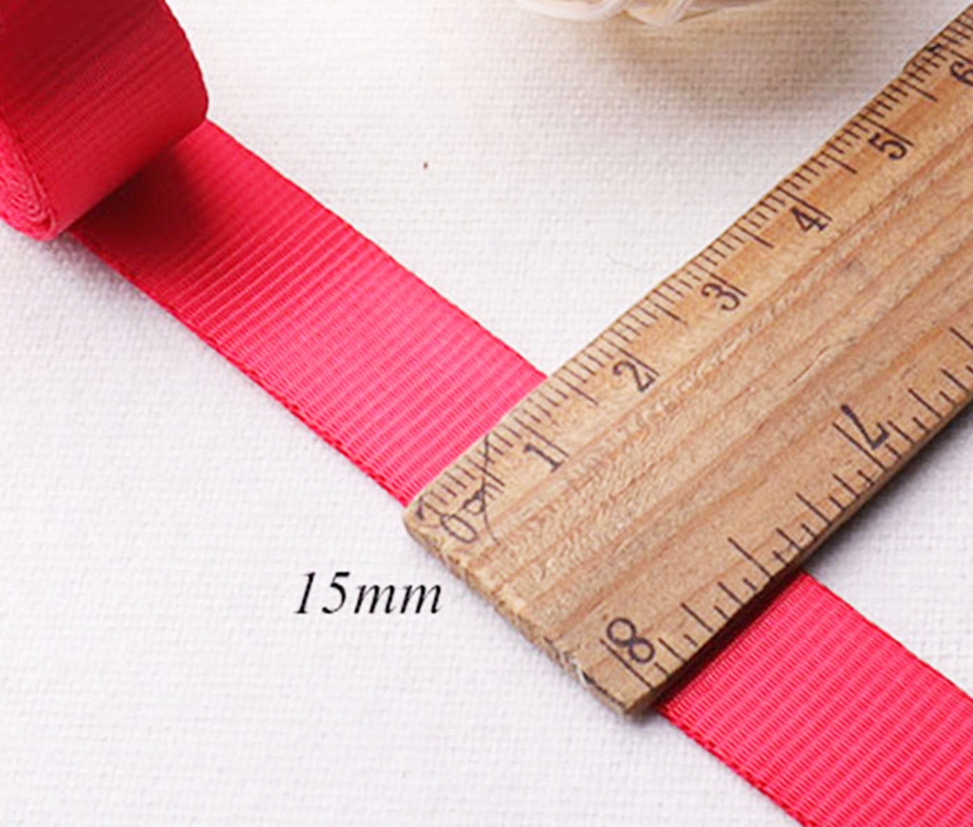 15mm Red Satin RibbonCraft Ribbon Scrapbook SuppliesHair Bow | Etsy