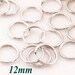 100 Pcs Silver Split Rings,split Jump Rings Round Diaphragm Key Ring ...