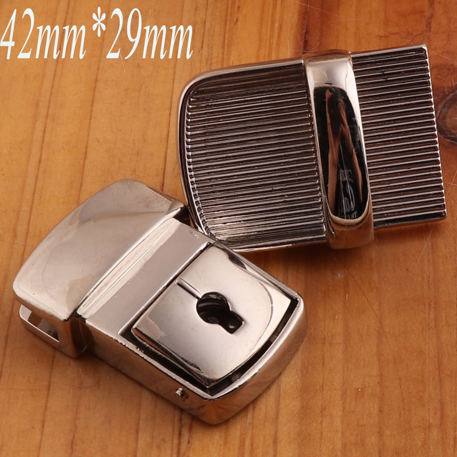 Silver Stainless Steel Purse Locktwist Closure Lock Tuck - Etsy