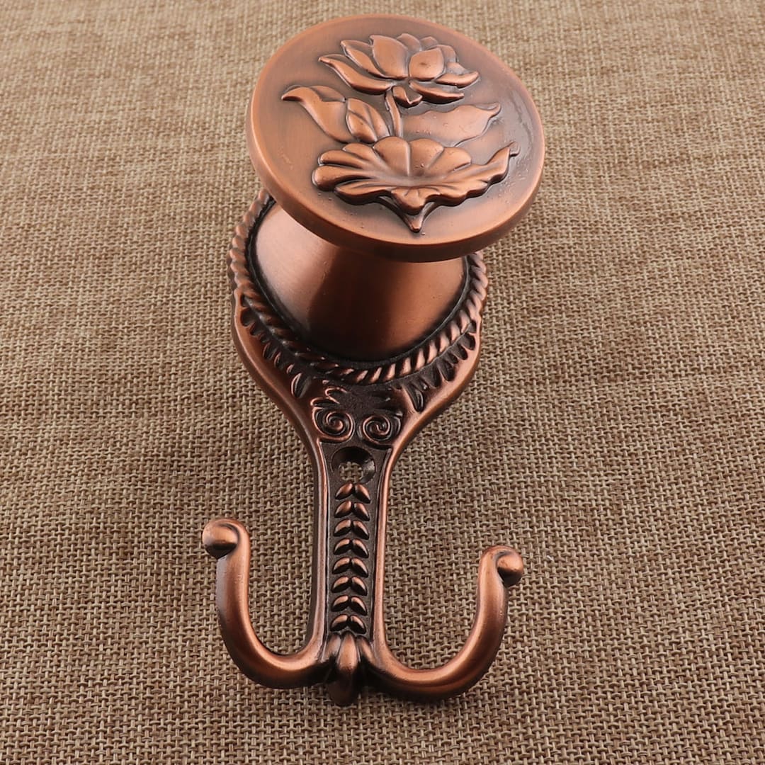 Large Vintage Hooks Cooper Hook,6" Wall Lotus Hook Vintage Hooks,coat ...