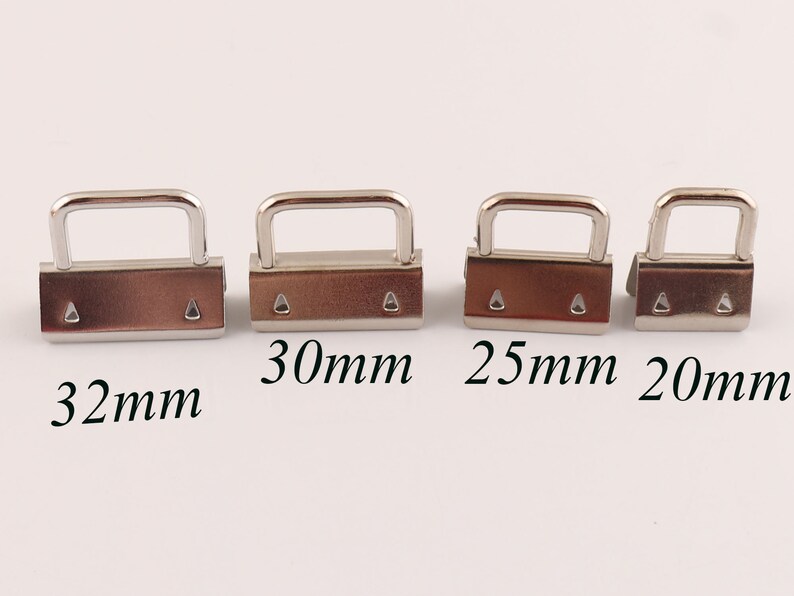 25 Sets Silver Key Fob Hardware With Key - Etsy