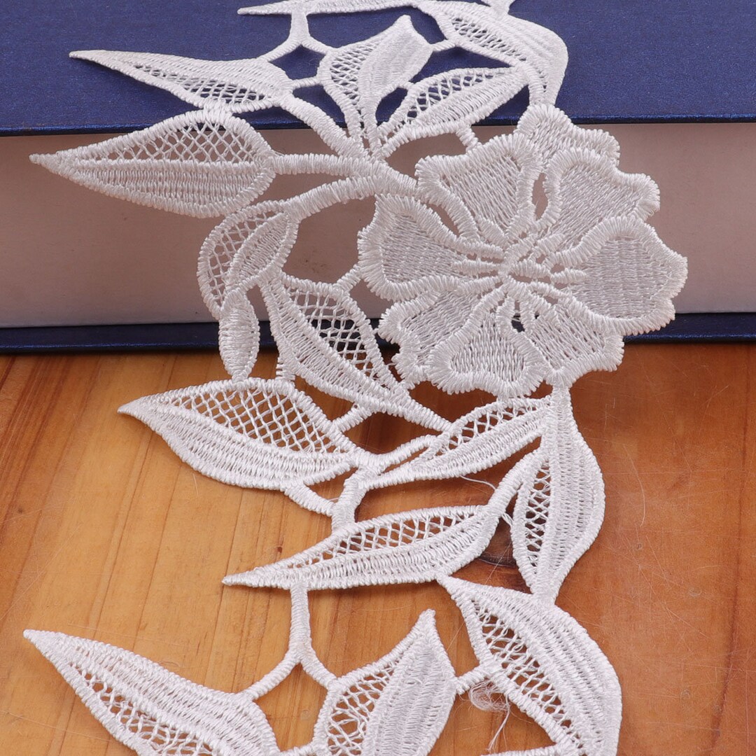 Large Lace Trim 4 3/412cmembroidery Lacelace - Etsy