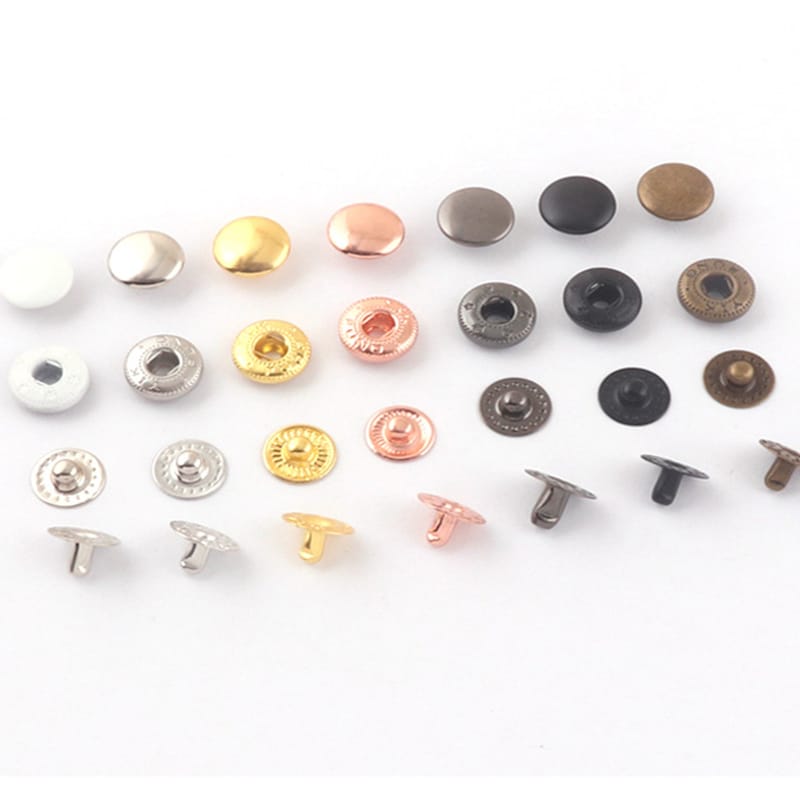 Black Metal Snap Buttons - Etsy