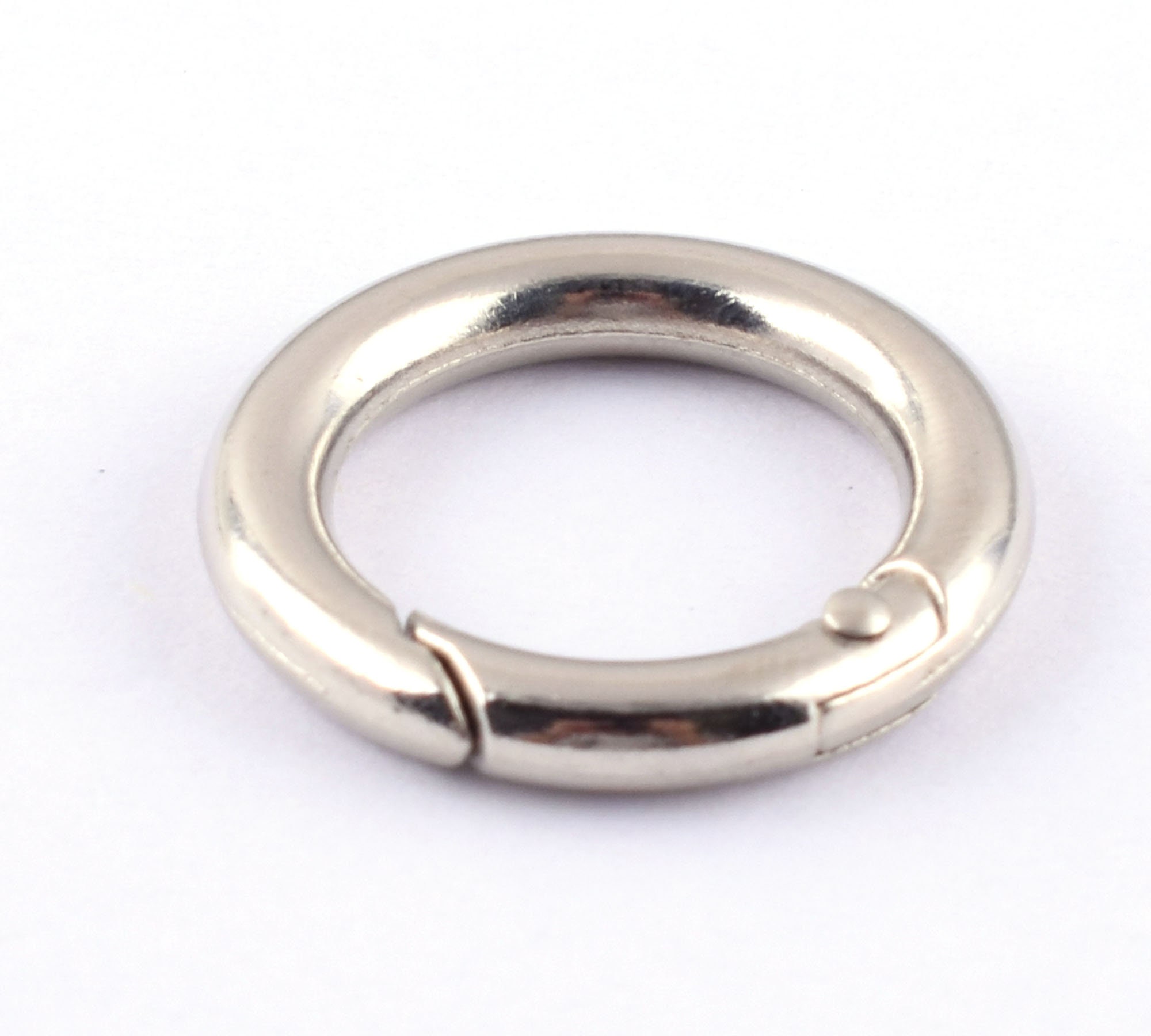 Silver Spring Gate Ring Metal Spring O Rings Clasps Purse O - Etsy