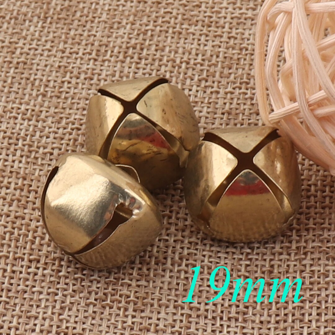 100 Pcs Bronze Jingle Bells,trumpet Jingle Bells Christmas Bells Key ...